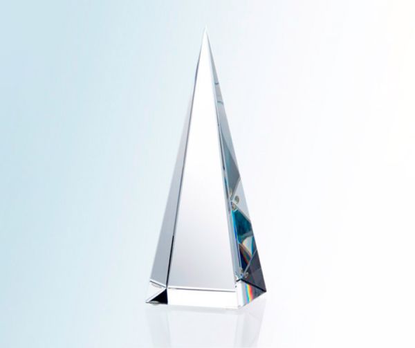 Crystal Corporate Gifts | Triangular Award | Brunel Trophies