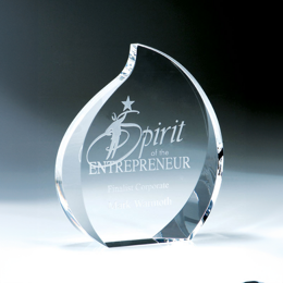 Engraved Glass Awards - Corporate Recognition | Brunel Trophies