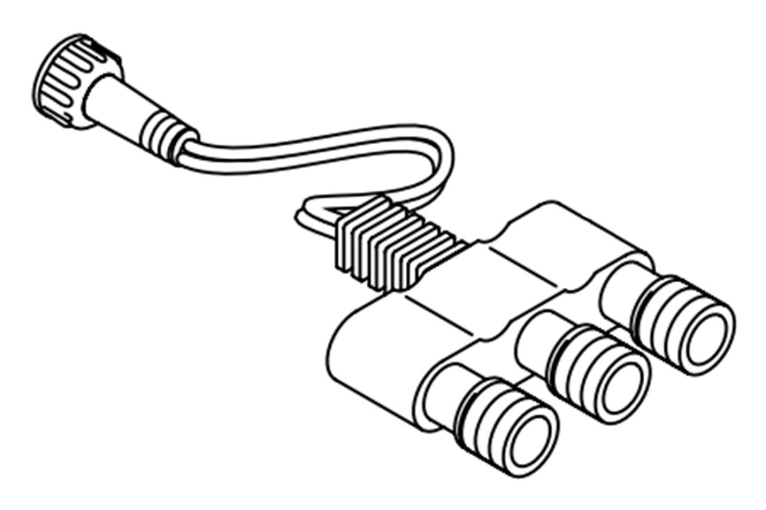 3-Way Cable Splitter - Excl. End Caps