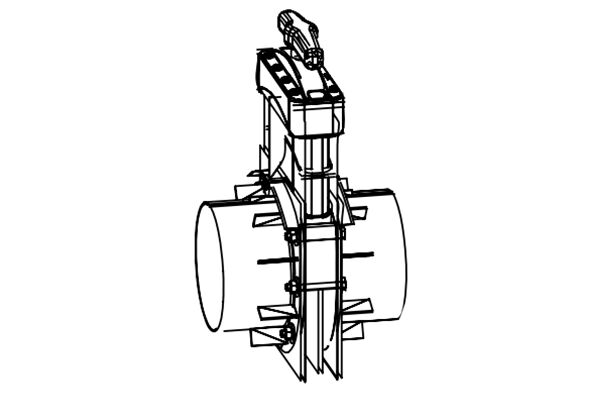Spare DN110 Sludge Drain Gate Valve for Biotec and ProfiClear Filters