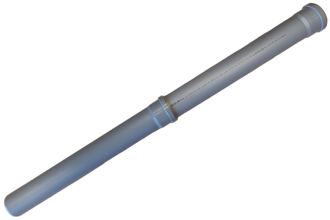 75mm Diameter Discharge Pipe | Ø 75mm x 1000mm | Water Garden UK