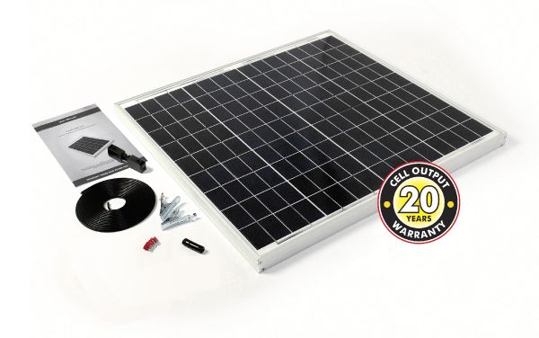 60 Watt 12V Solar Panel | Solar Power Accessories - Water Garden