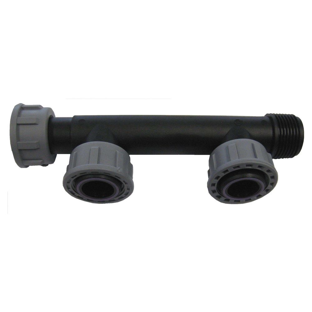 3 Outlet 1" Threaded BSP Manifold | Fittings - Water Garden UK