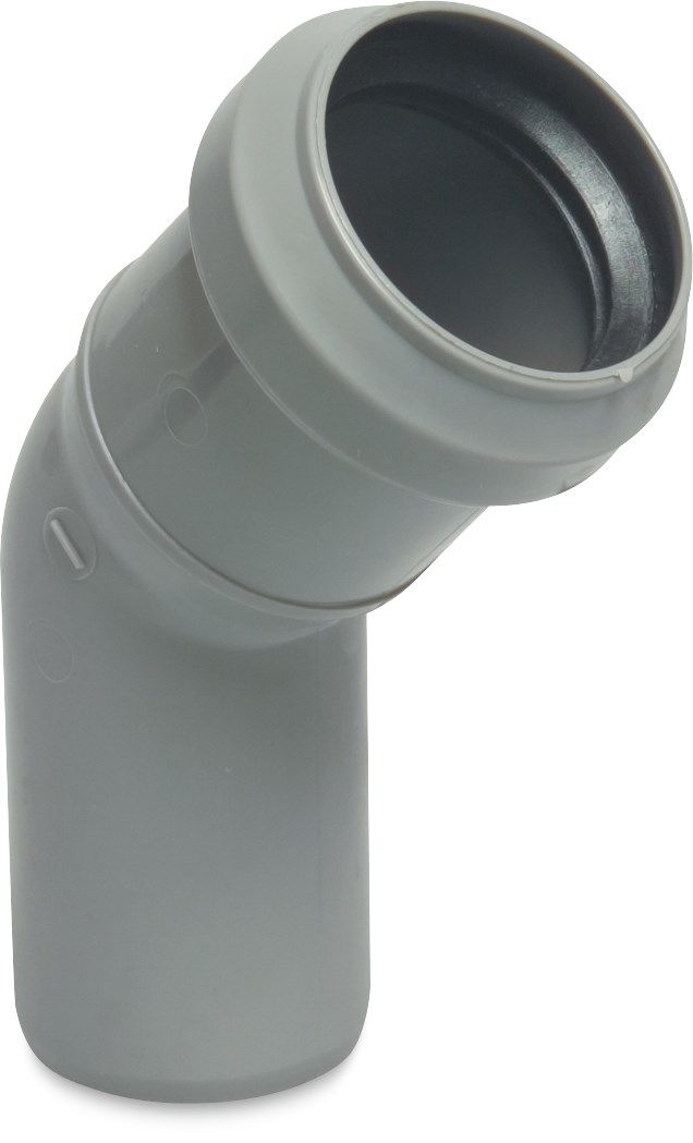 Grey 50mm Discharge Elbow | 50mm x 45 Degree | Water Garden UK